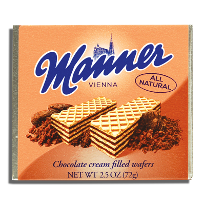 MANNER, CHOCOLATE CREAM FILLED WAFERS | Bende Inc.