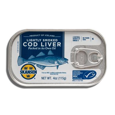 SKANSEN, COD LIVER LIGHTLY SMOKED | Bende Inc.